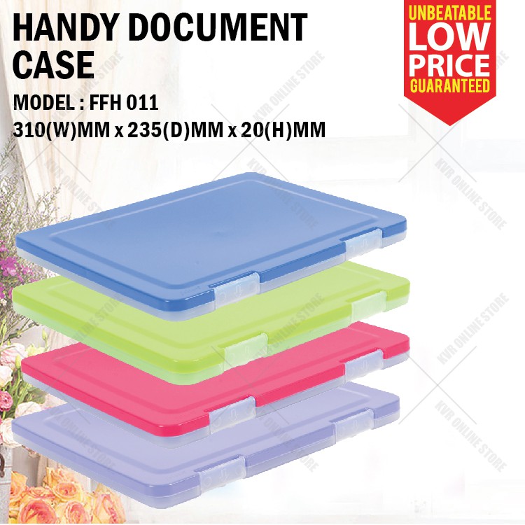 FELTON A4 Plastic Document Files Case Holder FFH 011/Fail Dokumen ...