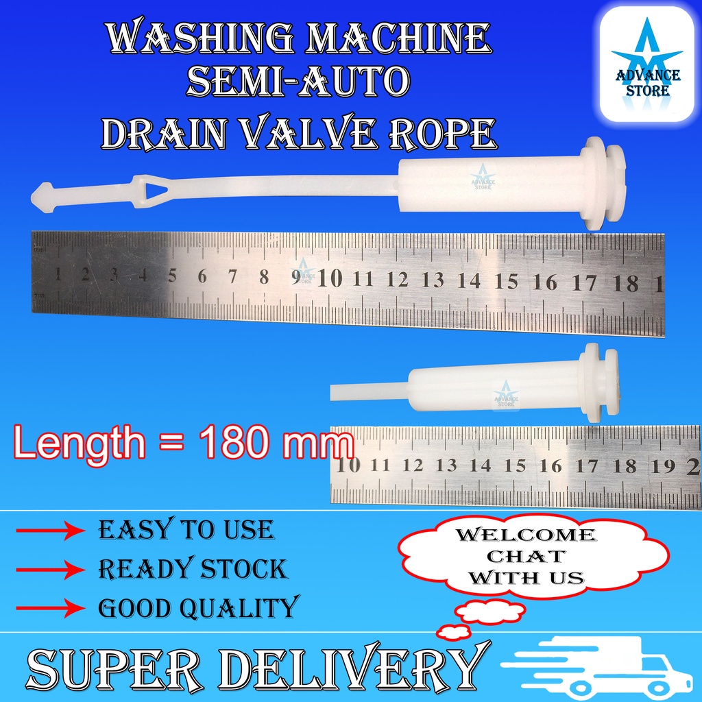 3 Type Pull Rope Universal For Semi Auto Washing Machine Drain Valve ...