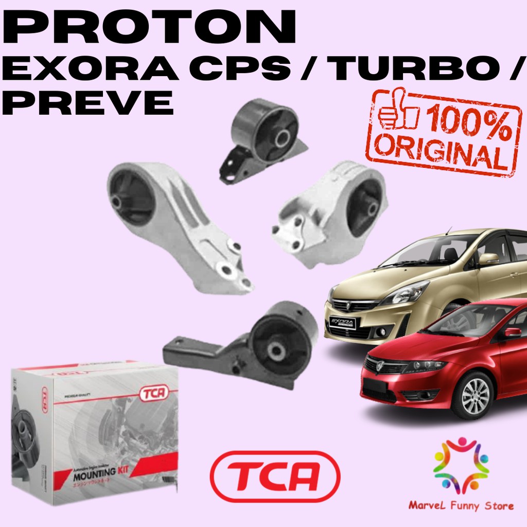 Proton exora cps / exora turbo / preve engine mounting kit 100% ...