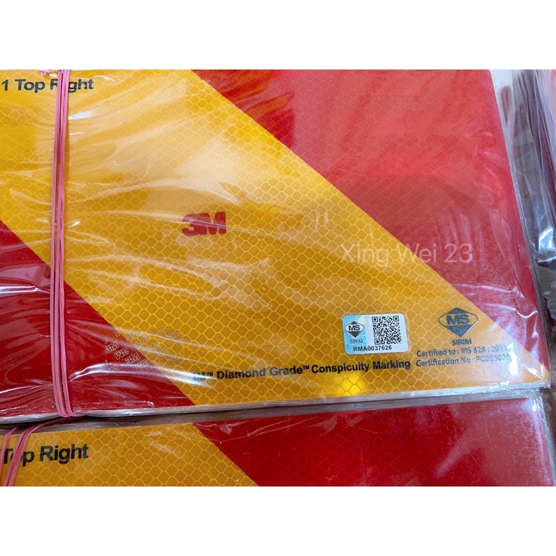 💡READY STOCK💡1pair 3M Diamond Grade Reflector Sticker ( JPJ & Sirim ...