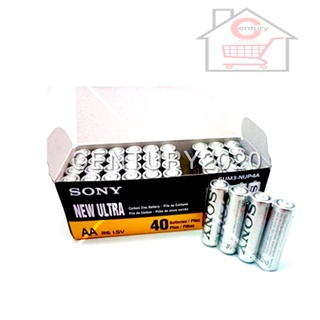 SONY AA New Ultra AA Battery Carbon Zinc AA Battery 40pcs/box | Shopee Malaysia