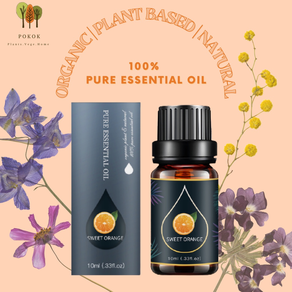 ORGANIC BOTANICAL 100% PURE ESSENTIAL OIL 10ml | Aromatherapy | Minyak ...