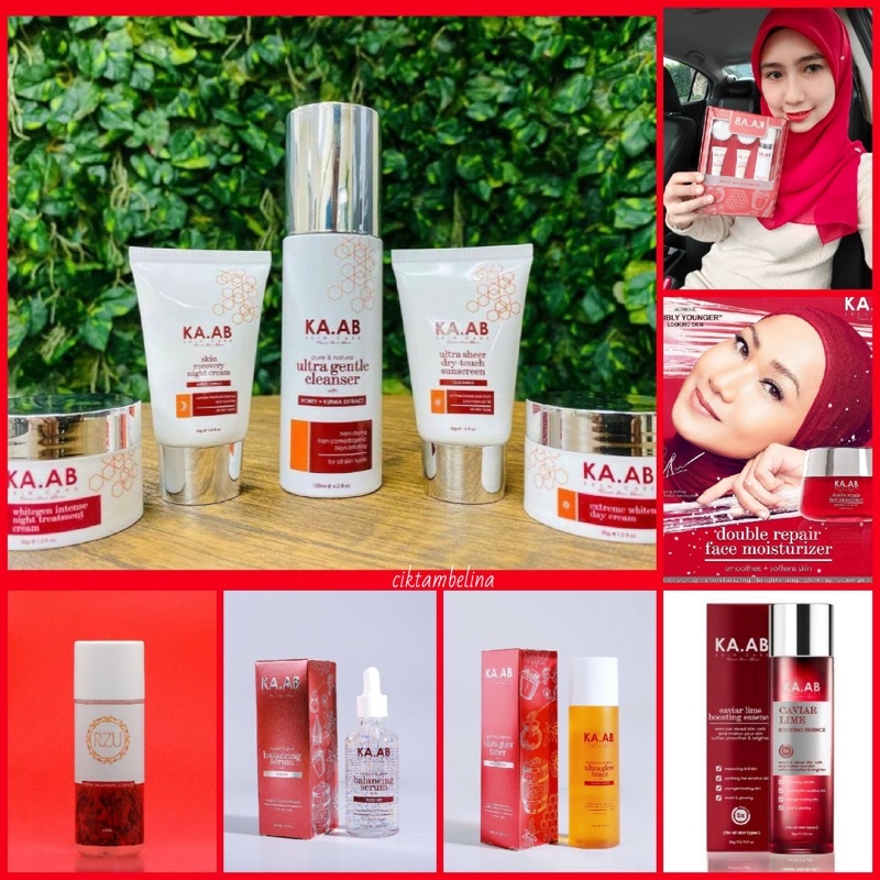 KAAB SKINCARE 5 IN 1 PREMIUM SET SKINCARE TONER SERUM ESSENCE CREAM SET ...