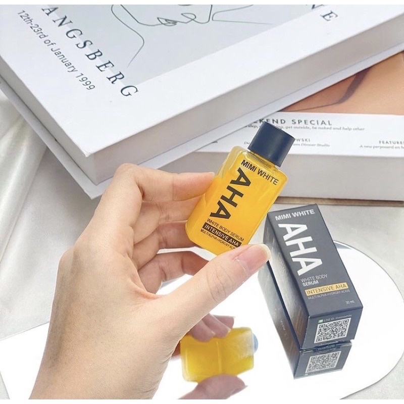 Mimi WHITE AHA - AHA MIMI WHITE BODY Series BARCODE / BODY BOOSTER ...