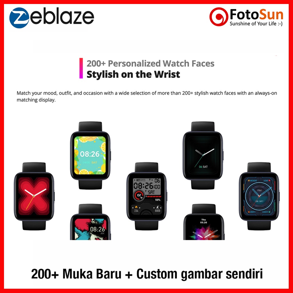 ZEBLAZE Beyond 2 GPS Smartwatch AMOLED Gorilla Glass Bezel-less Aviation Aluminum body | Shopee ...