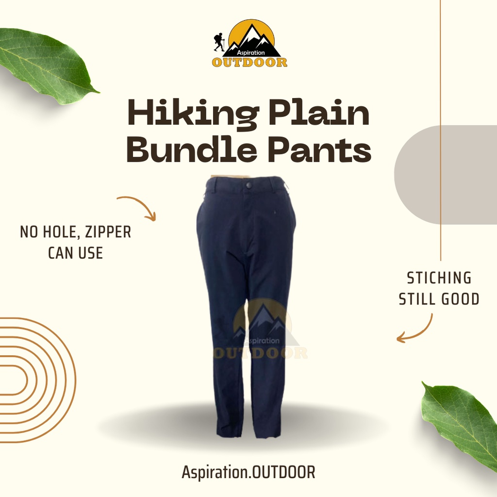 Hiking Pants Bundle Seluar Hiking Outdoor Bundle Secondhand Plain ...