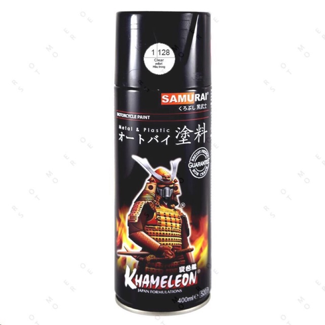 Samurai Spray Aerosol Standard Colour -400ml （Clear 1, White 2, Silver ...