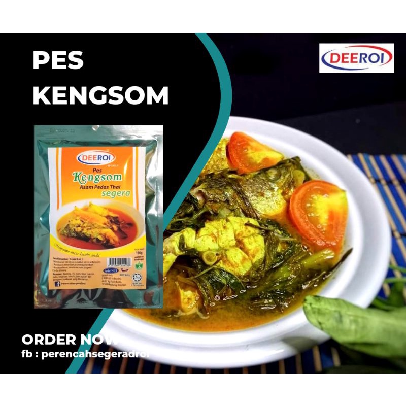Pes Kengsom Deeroi | Asam Pedas Thai | Perencah Kengsom Droi | Kengsom ...