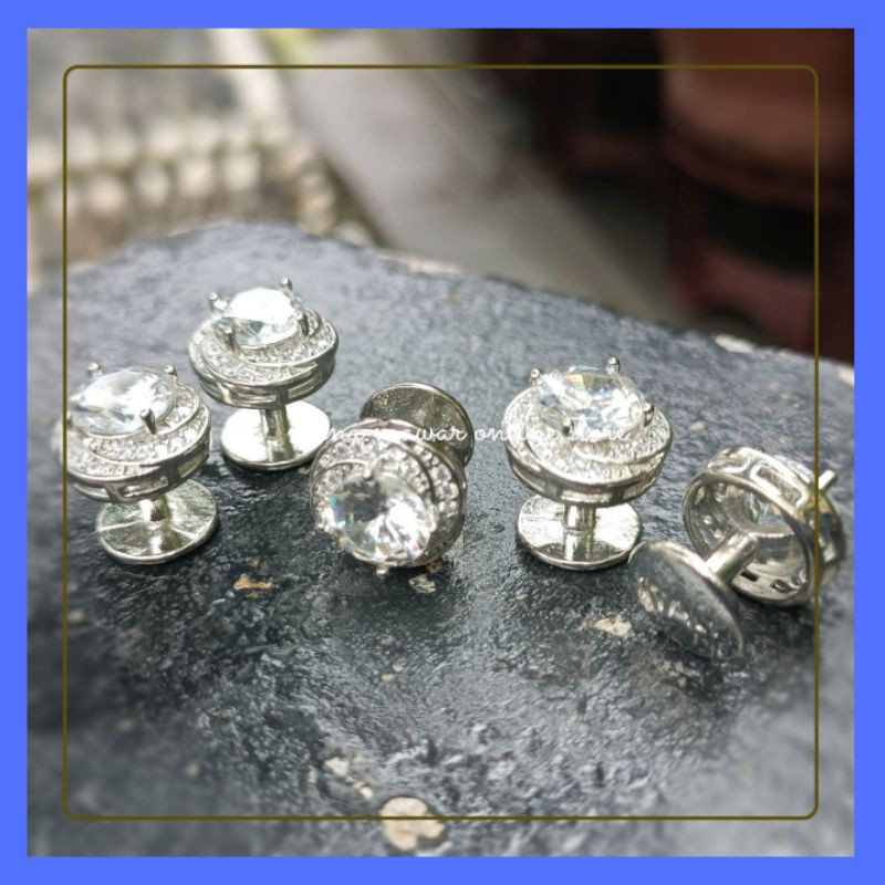 [1SET] Butang Baju Melayu Exclusive I Butang Baju Melayu Cubic Zirconia ...