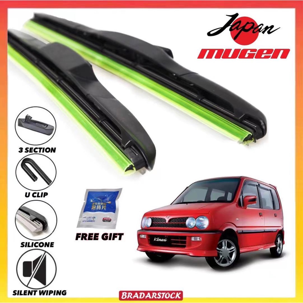 PERODUA KENARI WIPER Japan Mugen Silicone Wiper Kenari MG17 MG19 ...