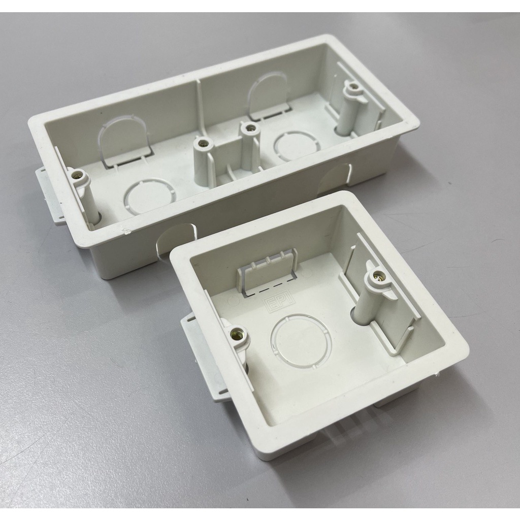 EPI PVC Partition Box 3x3 / 3x7 Partition Base / Partition Switch Base ...