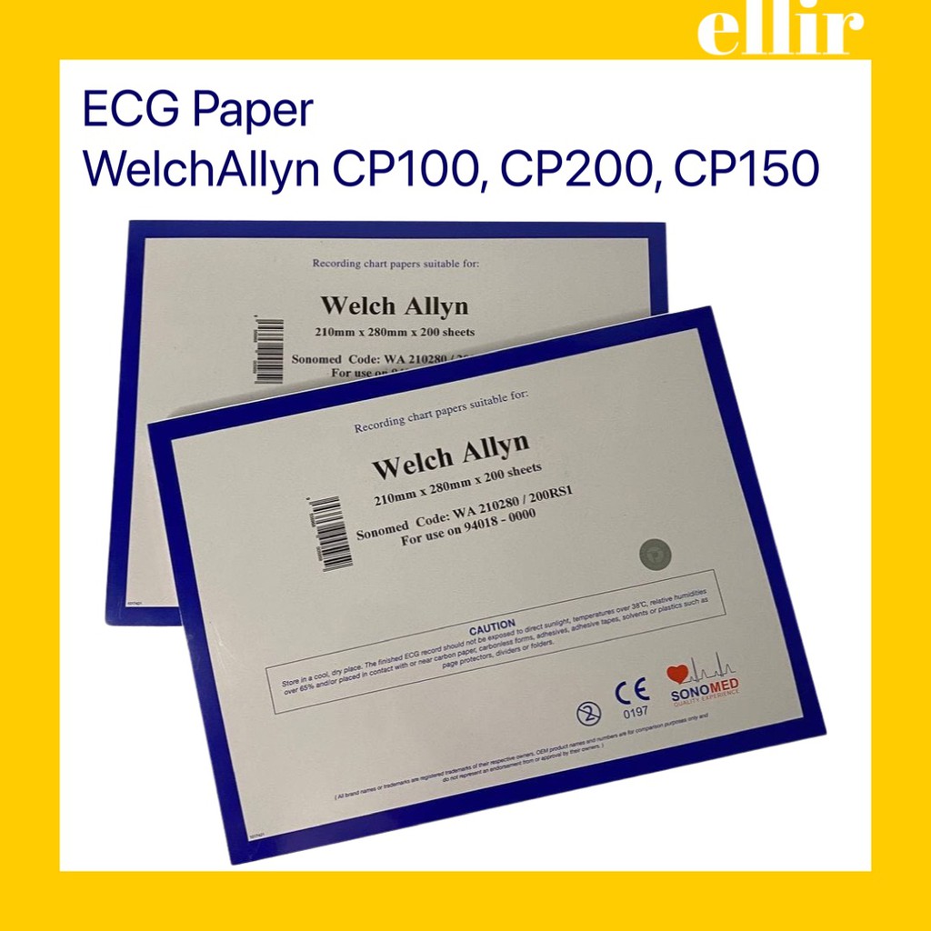 A4 Size ECG Paper for ECG Machine model CP150 / CP100 / CP200 ECG Chart ...
