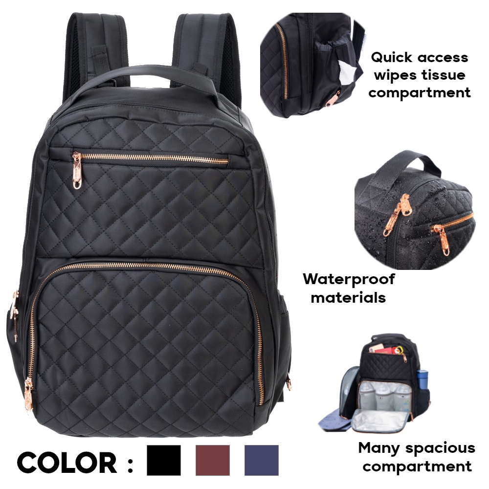 Princeton Milano 2.0 Series Baby Diaper Bag Backpack | Mummy Daddy ...