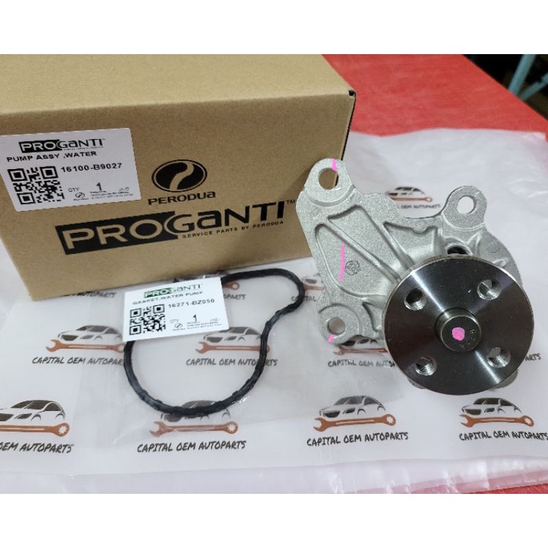 PERODUA AXIA 850,1.0 (2014>2020) BEZZA 1.0CC WATER PUMP & O RING 16100 ...
