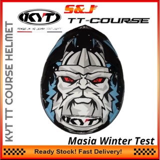 KYT TT COURSE HELMET MASIA WINTER TEST MATT KYT FULL FACE | Shopee Malaysia