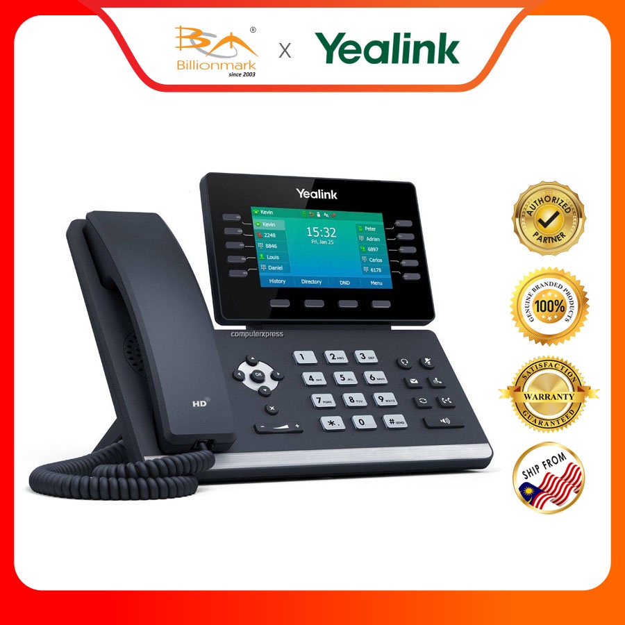 Yealink SIP-T54W Smart Media Phone Prime Business Phone to Deliver Optimum Desktop Productivity ...