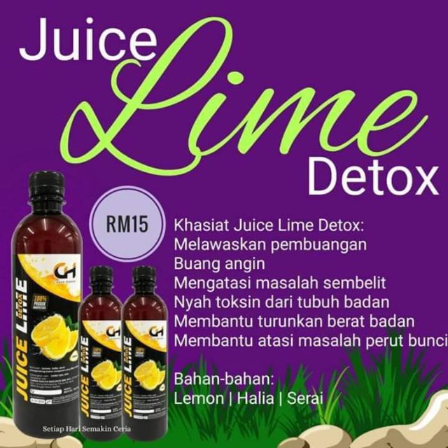 Jus Lemon Detox (campuran minuman botani lemon & serai) | Shopee Malaysia