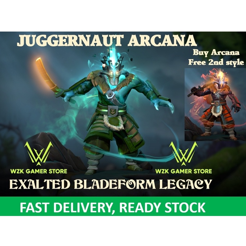 【Instant Stock】DOTA2 Juggernaut (Exalted Bladeform Legacy) “Jugg Arcana” full unlock 刀塔2 剑圣 主宰 ...