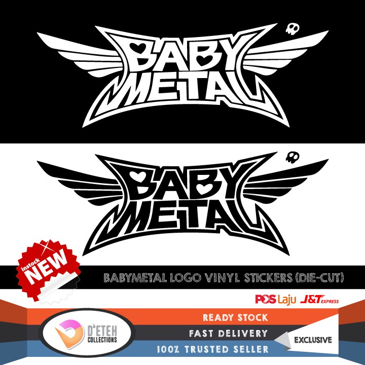 BABYMETAL Logo Vinyl Decal (Die-Cut) Stickers | Shopee Malaysia