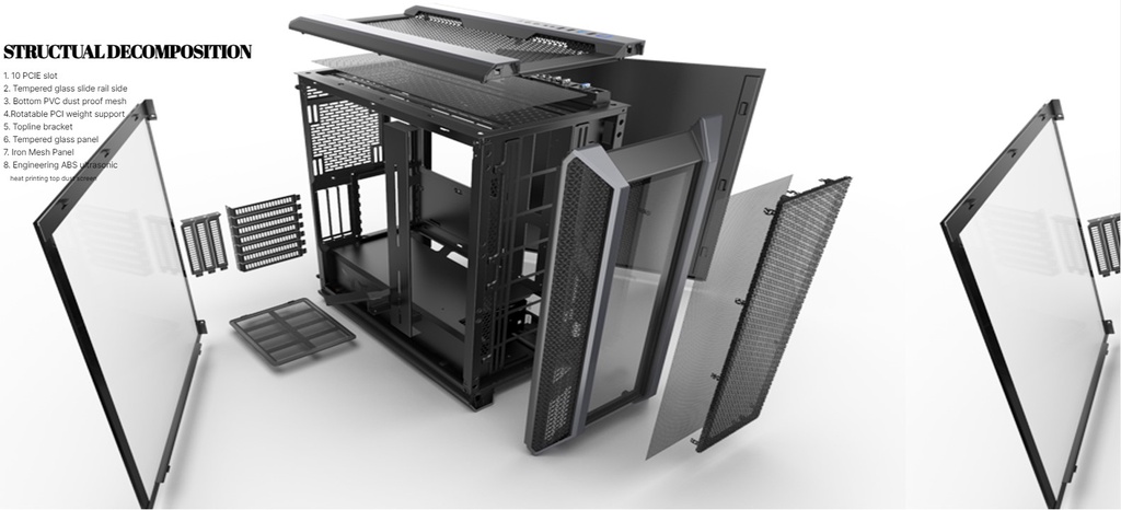 Invasion GT-500 (ATX Gaming Case) | Shopee Malaysia