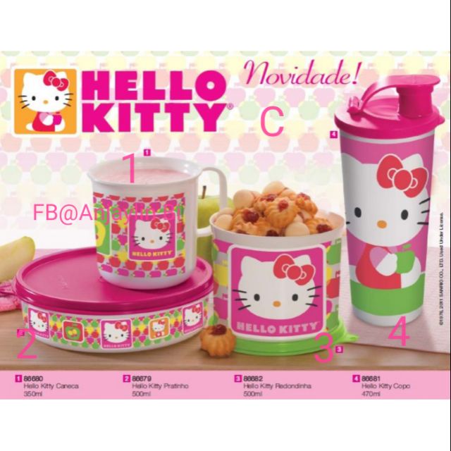 Tupperware Hello Kitty Limited Edition | Shopee Malaysia