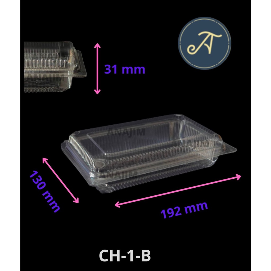 HIRO CH-1-B Transparent Plastic Food Container (50pcs) | Shopee Malaysia