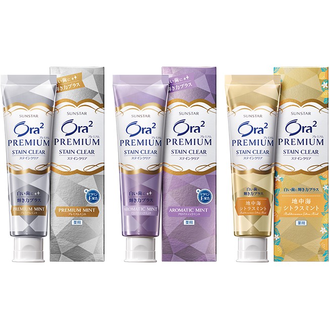 Sunstar- Toothpaste Ora2 Premium. Strain Clear & Teeth Whitening ...