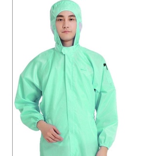Clean Room Suit ESD Jumpsuit PPE Coverall Washable Anti Static Working ...