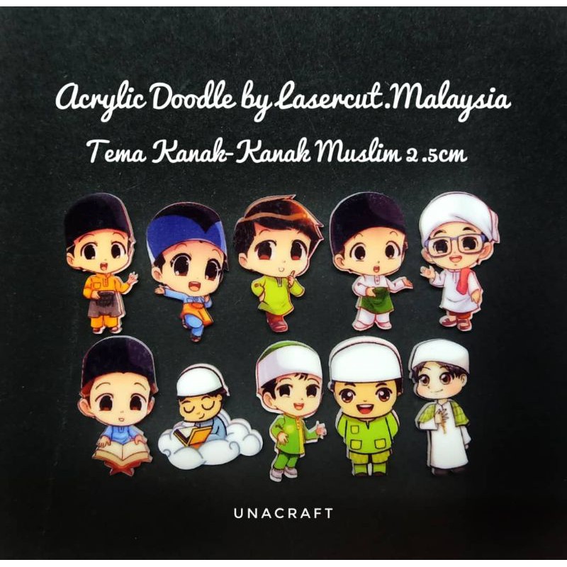 Ready Stock Acrylic Doodle / Acrylic Plastik Comel by lasercut malaysia ...
