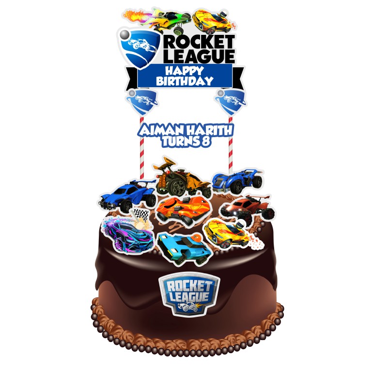 ROCKET LEAGUE Cake Topper | Shopee Malaysia