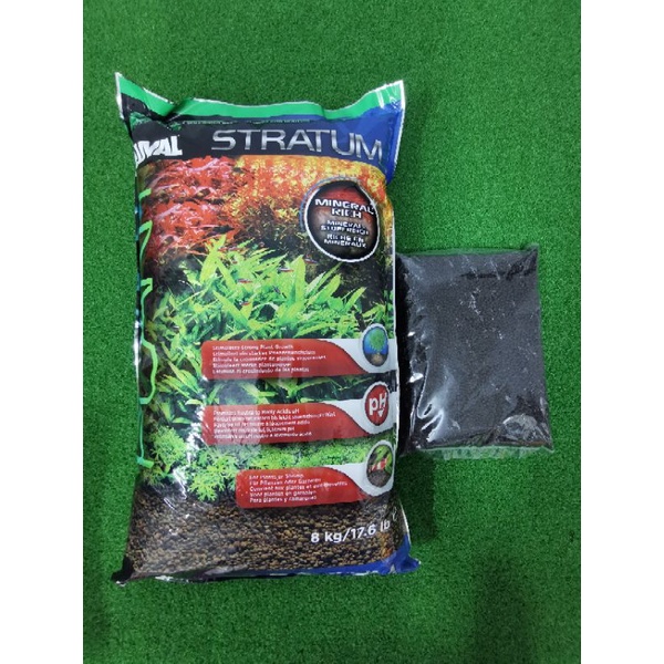 Fluval Stratum Plant and Shrimp Aquatic Soil 1kg(Repack). Tanah ...