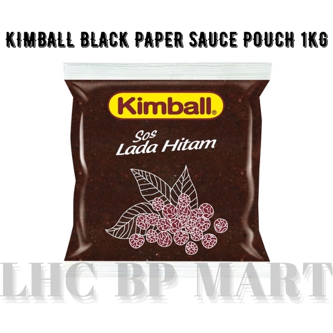 [LHC] KIMBALL SOS LADA HITAM 1KG / KIMBALL BLACK PEPER SAUCE POUCH 1KG ...