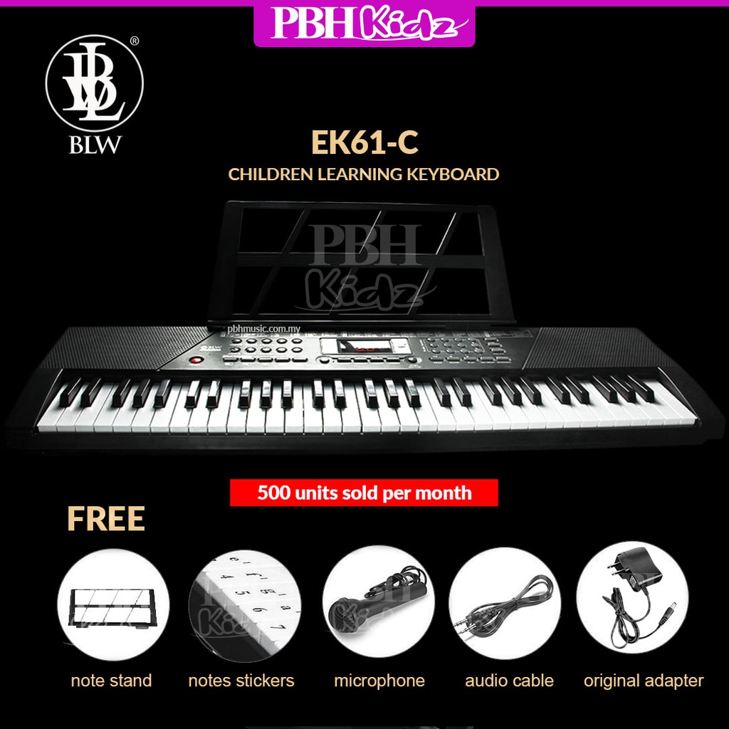 Piano BLW EK-61C 61 Keys Electric Piano Digital Electronic Learning ...