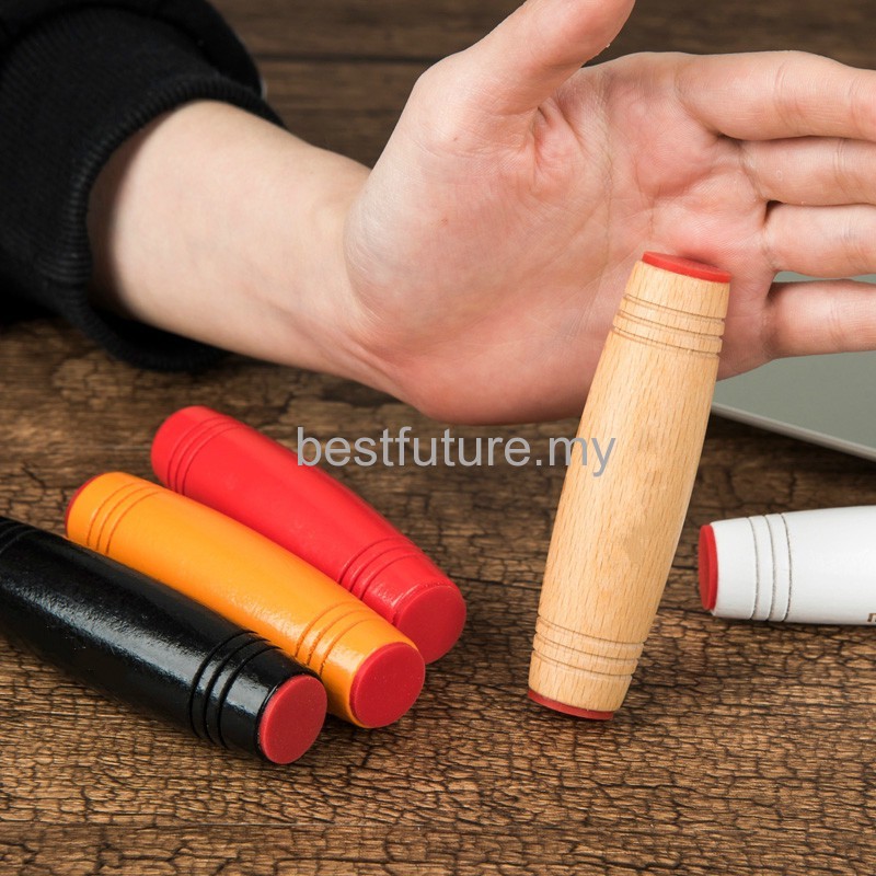 Desktop Tumble Office Toy Finger Wood Decompression Stick Educational ...