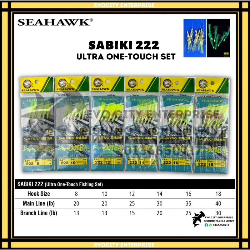 Seahawk Apollo Sabiki 222 Luminous | Shopee Malaysia