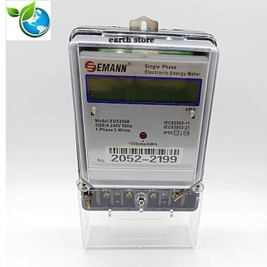 KWH METER / EMANN EDS2560 single phase (60A) watt hour meter / kwh meter | Shopee Malaysia