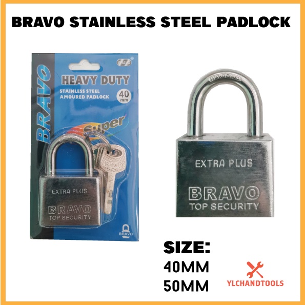 [READY STOCK] BRAVO 40MM/50MM HEAVY DUTY Stainless Steel Amoured ...