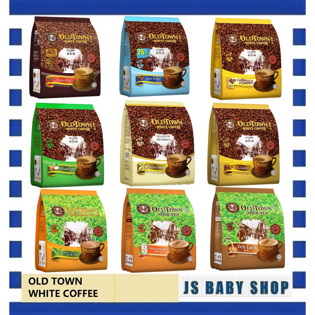 OLDTOWN White Coffee 3-in-1 Instant Premix White Coffee (15 Sticks x 1 ...