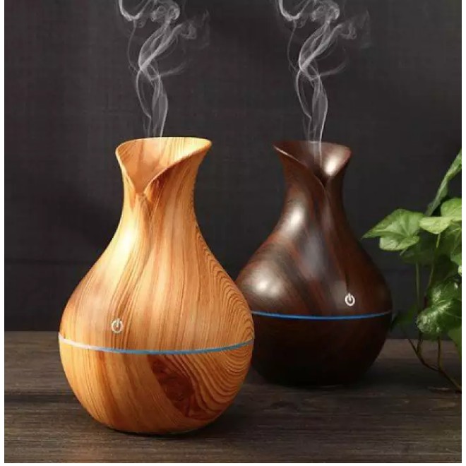 Nordir Wooden Humidifier USB Aroma Humidifier Essential Oil Diffuser ...