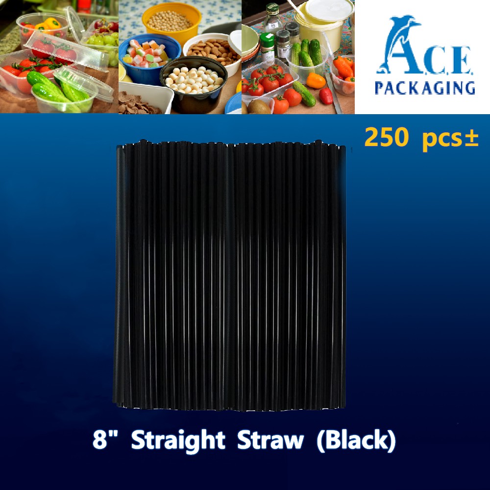 8" Plastic Straw / Drinking Straw / Disposable Straw / Straw Plastik ...