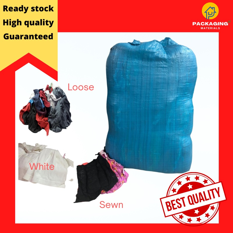 High quality Cotton Rag (Sewn/ Loose) - 20kg | Shopee Malaysia