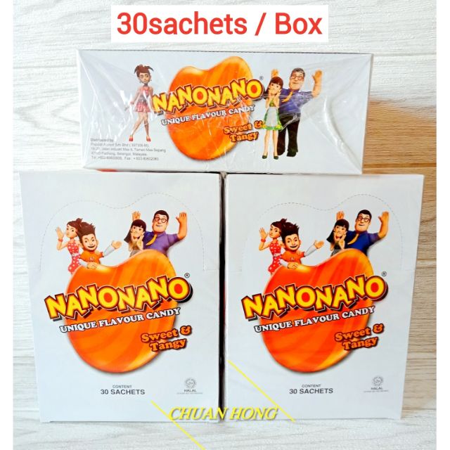 NanoNano Unique Flavour Candy 30 Sachets / Box | Shopee Malaysia