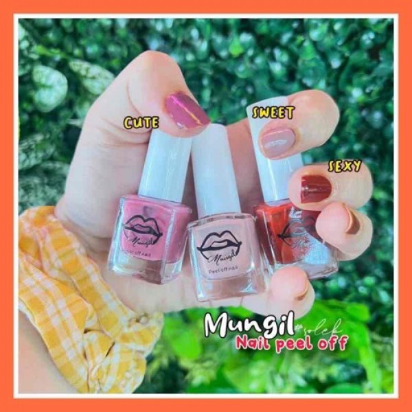 MUNGIL PEEL OFF NAIL INAI PAKAI BUANG | Shopee Malaysia