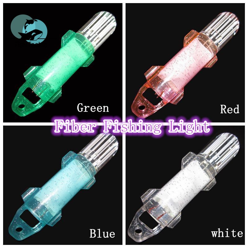 Fiber Optic Light Mini LED Deep Drop Underwater Fishing Lure Light ...