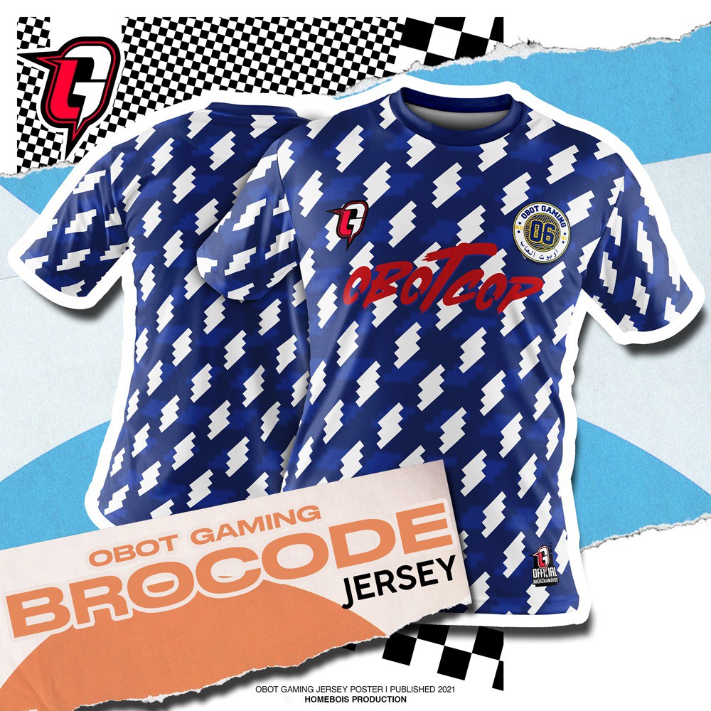 OBOT GAMING "BROCODE" JERSEY 2021 | Shopee Malaysia