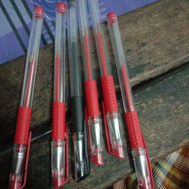 Borong Murah Ball Pen Needle Mata Tajam 05mm Pen Murah Pen Merah Biru Hitam Per Pcs