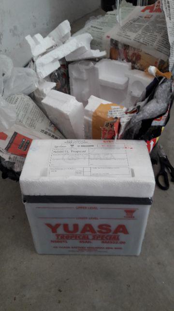Yuasa NS60L NS60T L Tropical Battery Wet for Proton Iswara, Waja ...