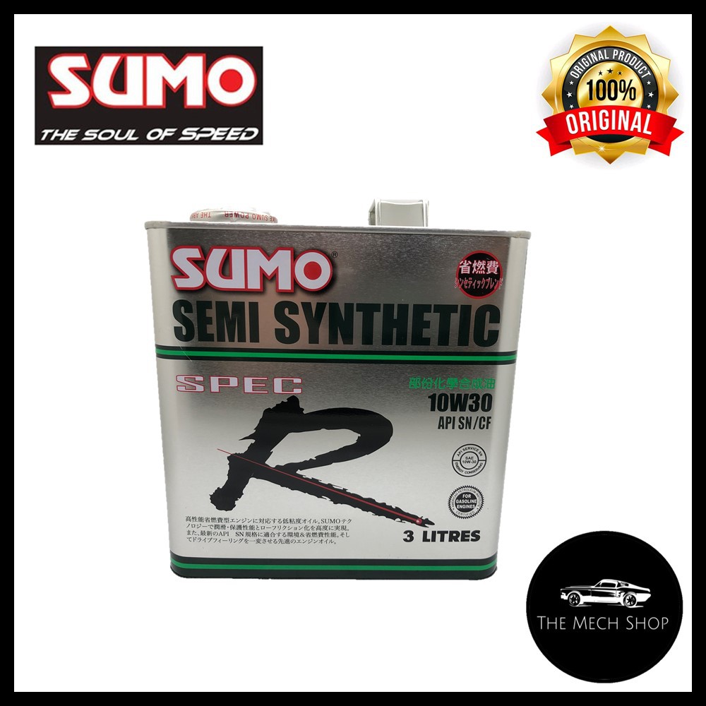 Sumo Spec-R Performance Semi Synthetic 10w30 API SN/CF Engine Oil For ...