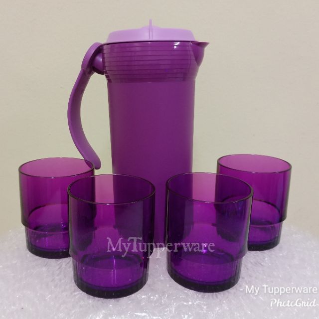 Tupperware Twist N Pour Drinking set hidang air jug | Shopee Malaysia