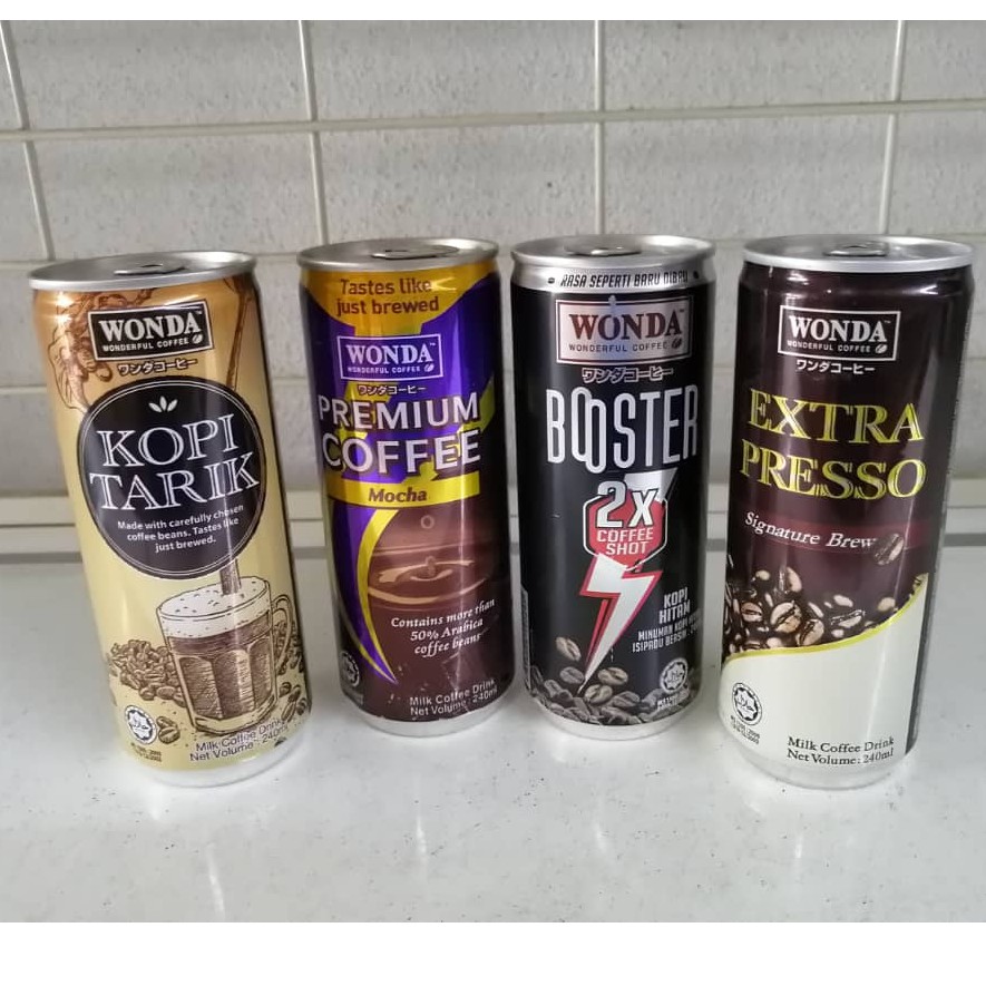 WONDA PREMIUM COFFEE ASSORTED 240ML | Shopee Malaysia